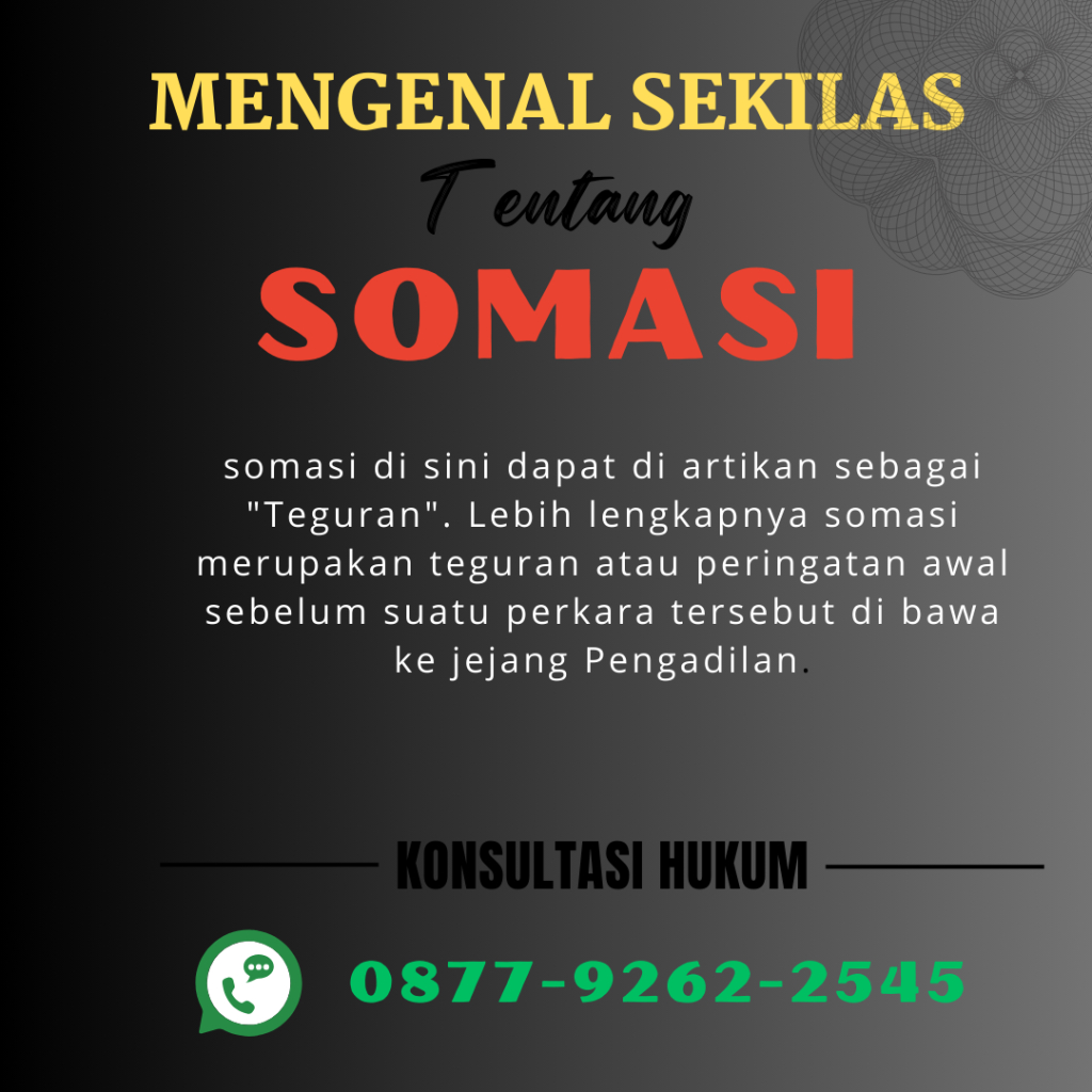 MENGENAL SEKILAS TENTANG SOMASI